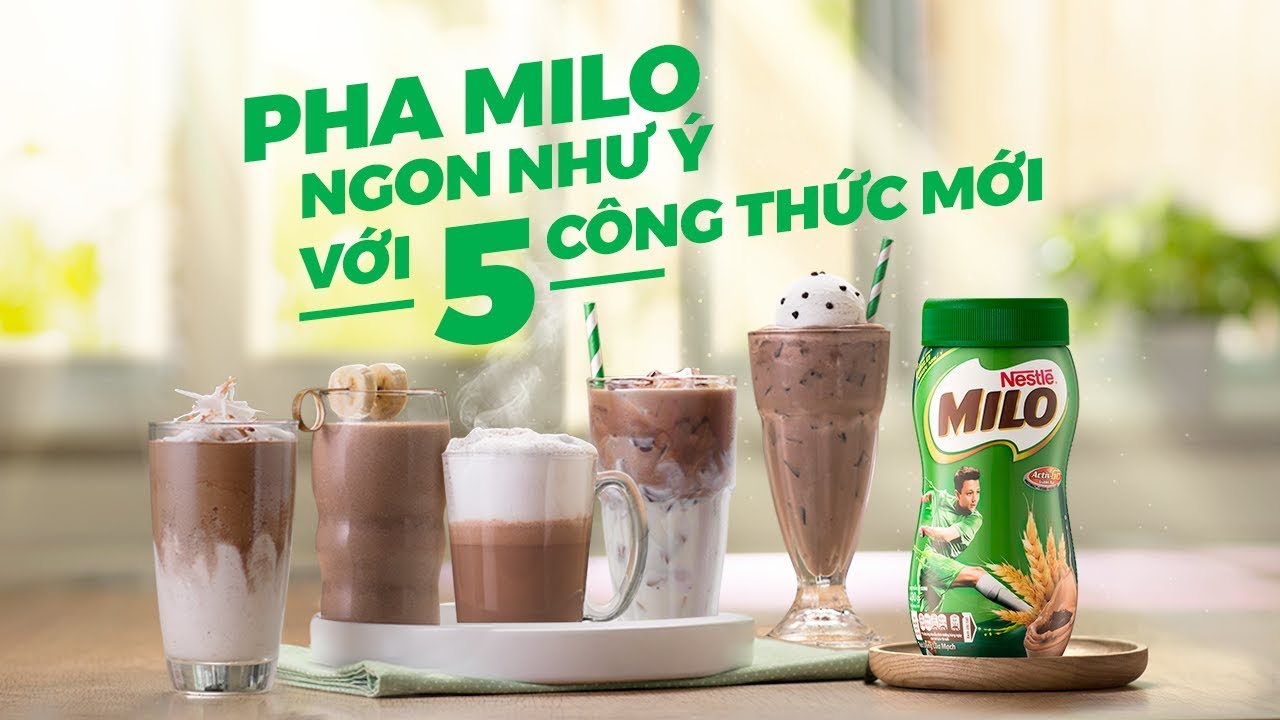 Pha MILO ngon như ý. Tiếp năng lượng cả ngày - 5 công thức pha MILO mới ...