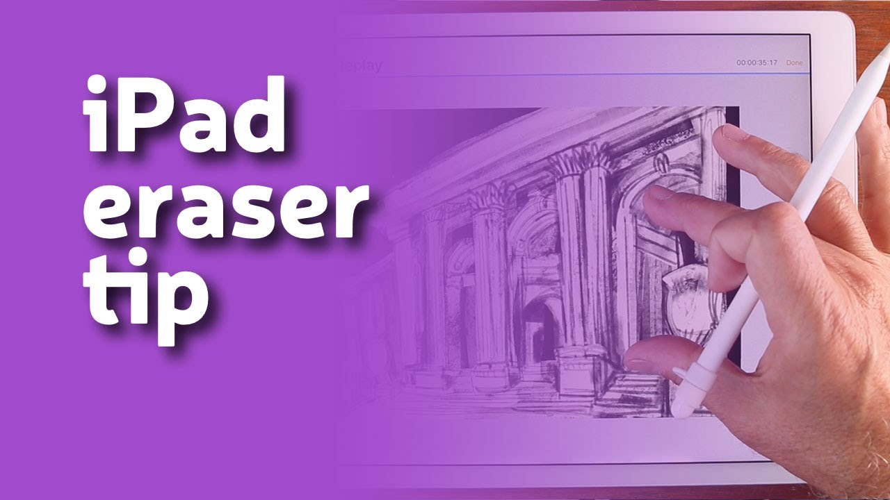 Learn How to Draw on the iPad: Eraser Tip - YouTube