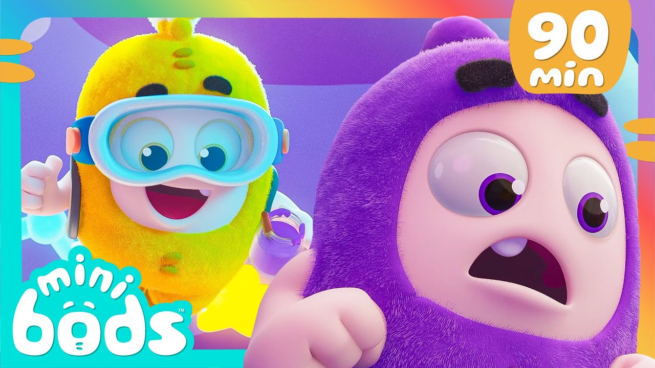 Painting Craziness! - Minibods | Mini Oddbods | Baby Oddbods | Funny ...