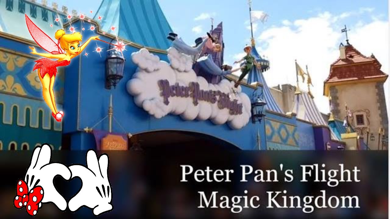 Peter Pan's Flight Ride Magic Kingdom - Full Ride - Peter Pan Disney ...