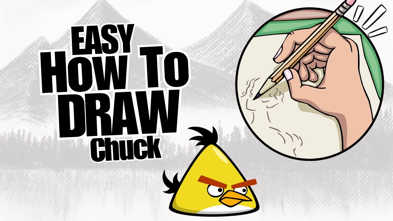 How to Draw Chuck #easy #drawing #angrybirds - YouTube