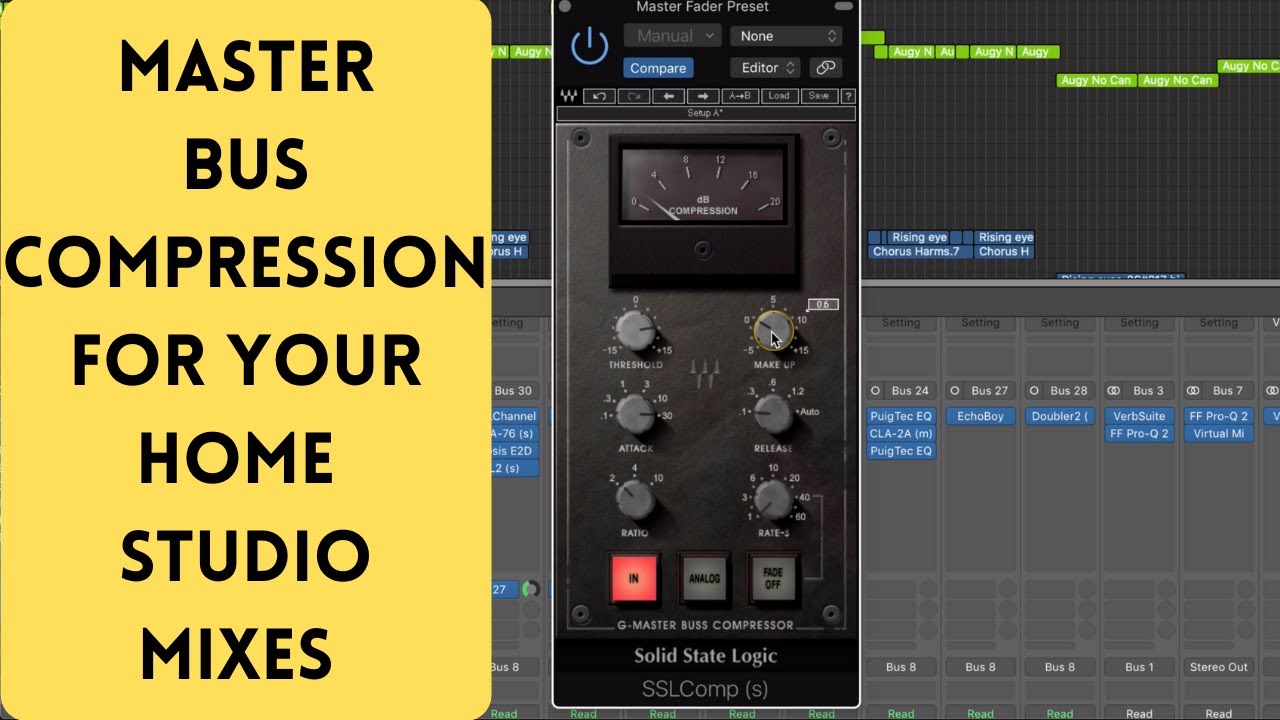 Master Bus Compression for Your Home Studio Mixes - YouTube