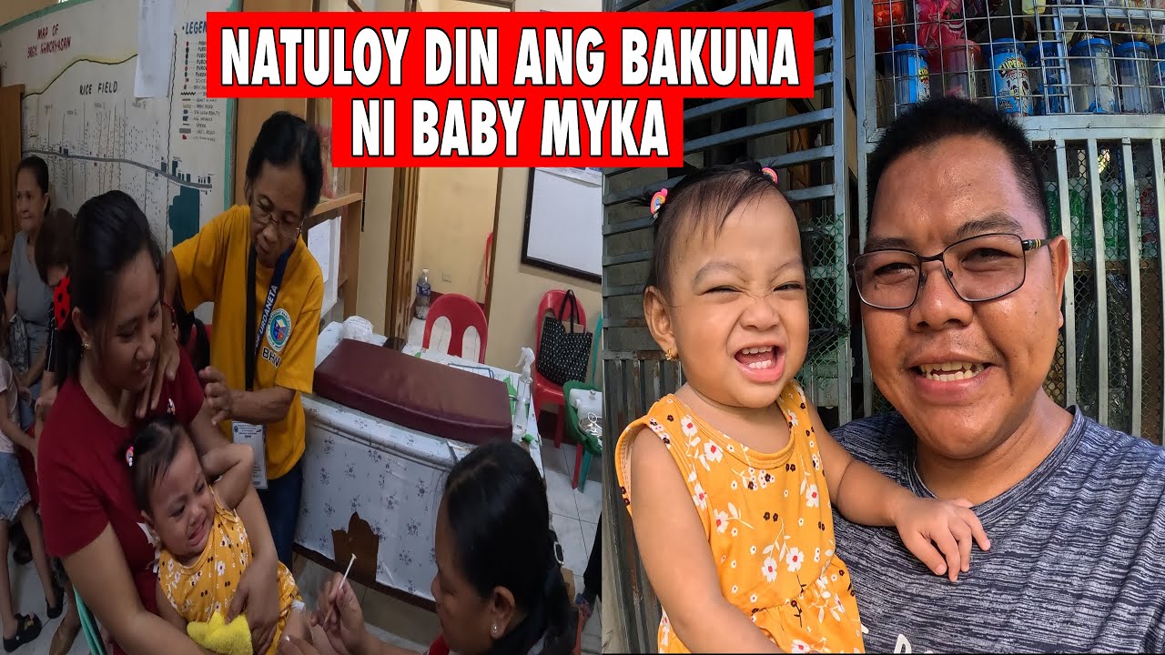 Natuloy din ang bakuna ni baby MYKA - YouTube