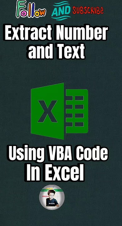 How to Extract Number and Text by Using VBA Code? #excel #shorts #vba #exceltips #exceltricks ...