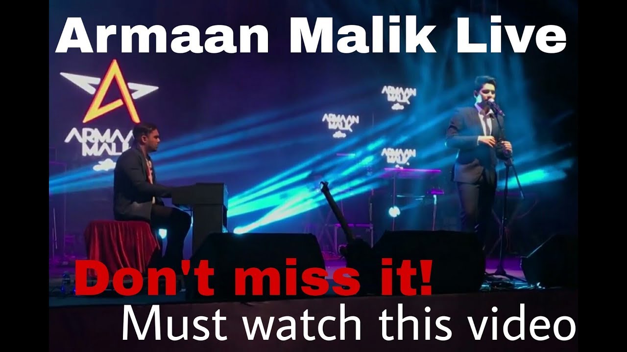 Armaan Malik - Medley | Live Performance 2018 - YouTube