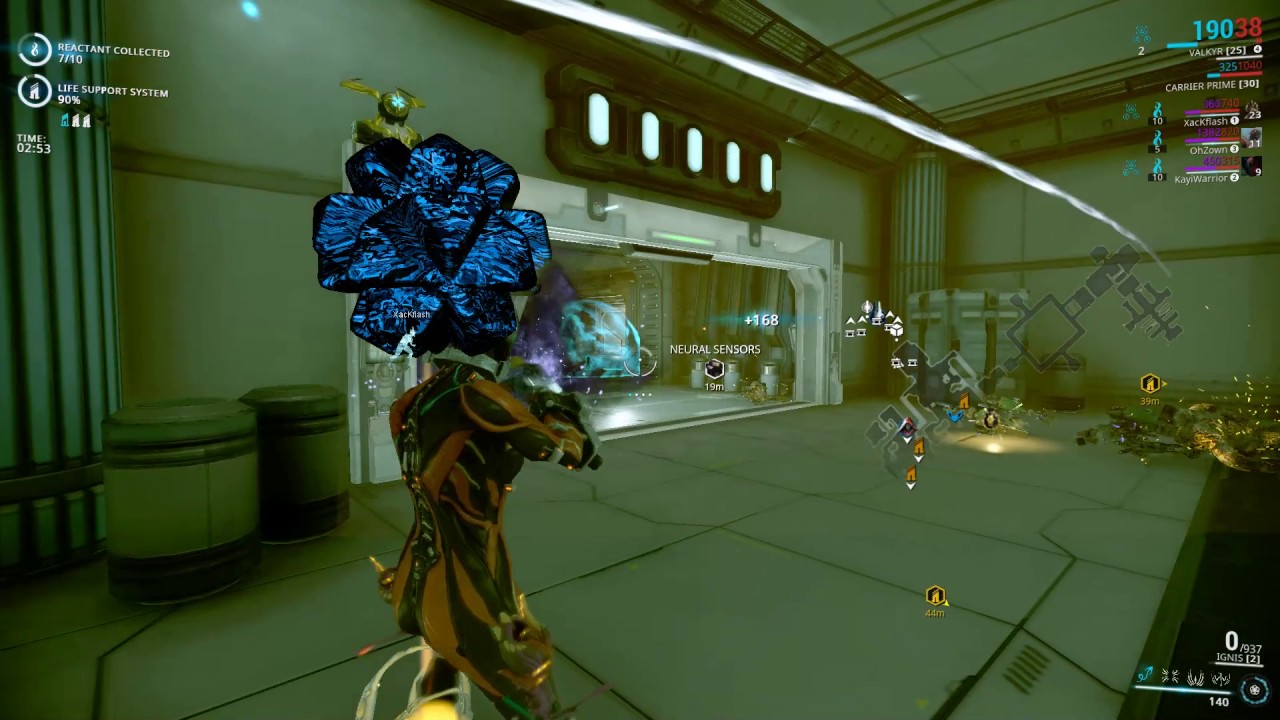 Playthrough Warframe Elara Jupiter Void Fissures - YouTube