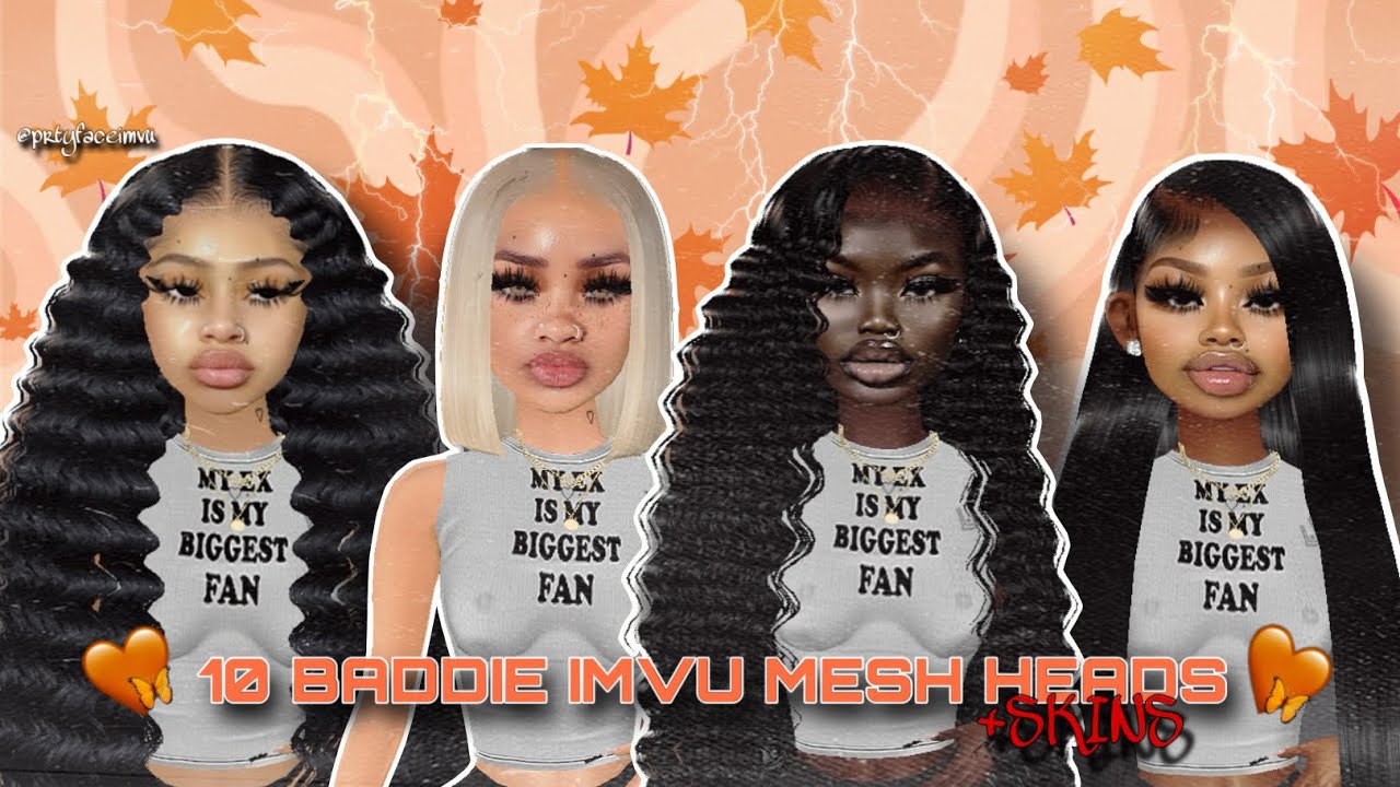 10 Female Mesh Heads + Skins | IMVU 🔥🧡 - YouTube