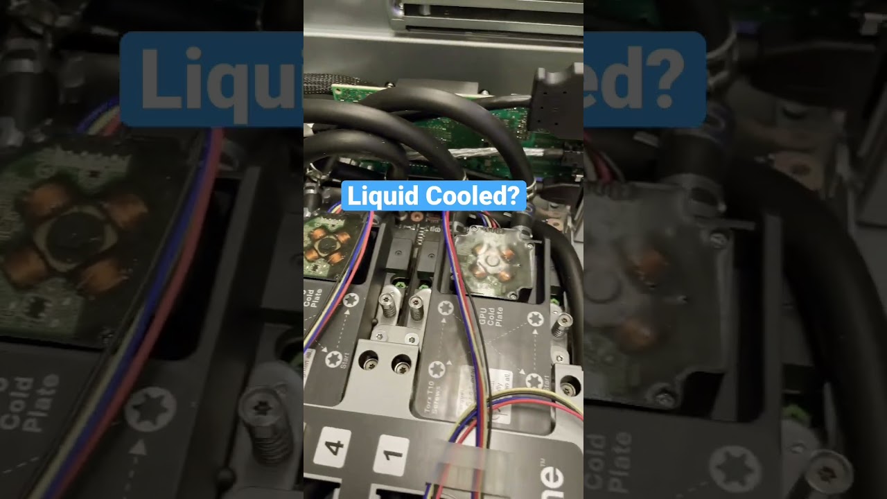Liquid or air cooled GPUs in the data center? Both are Lenovo servers ...