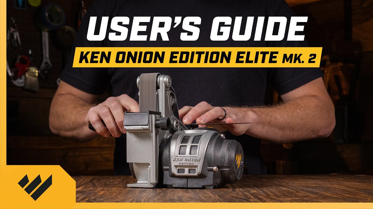 User Guide Ken Onion Edition Mk2 Elite Knife and Tool Sharpener - YouTube
