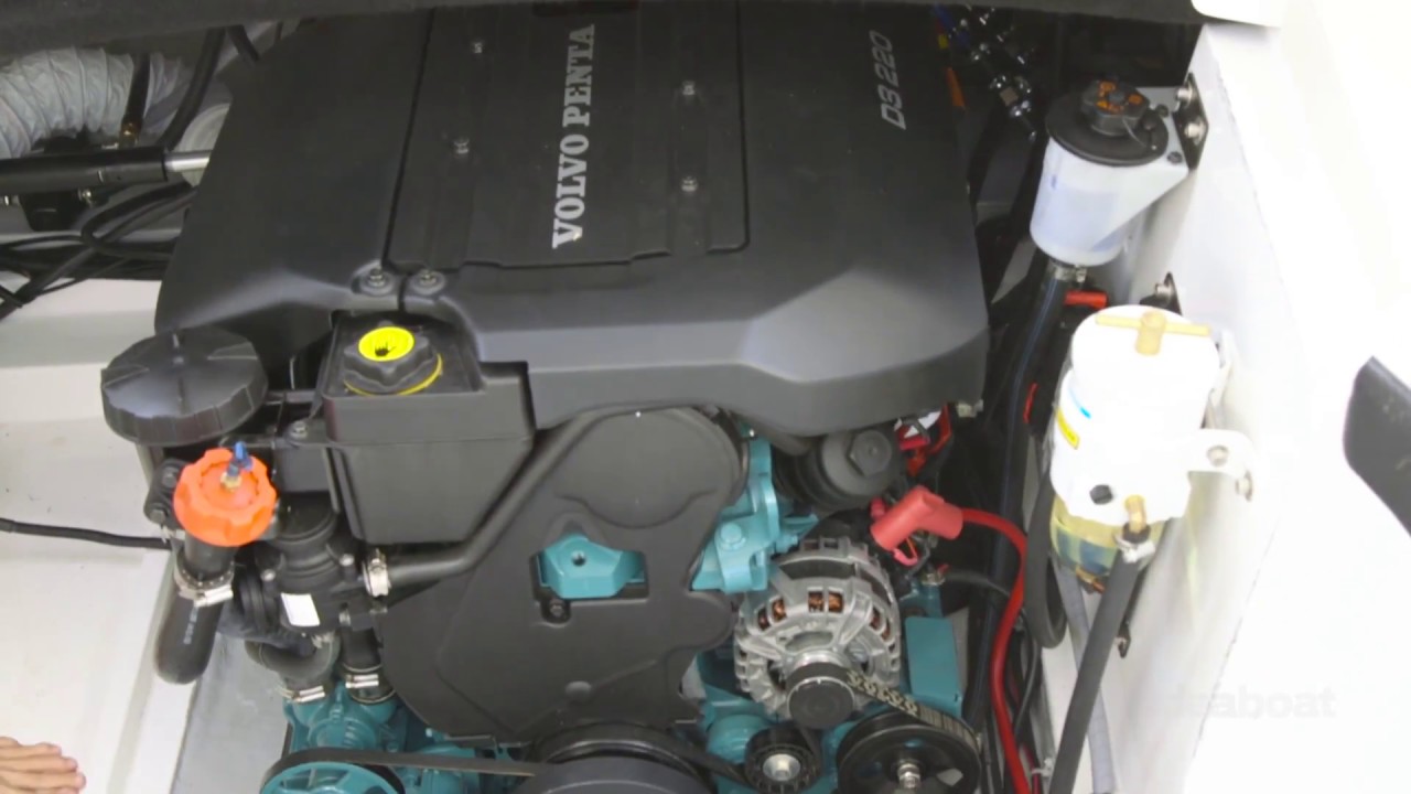 Volvo Penta D3 220 Engine - YouTube