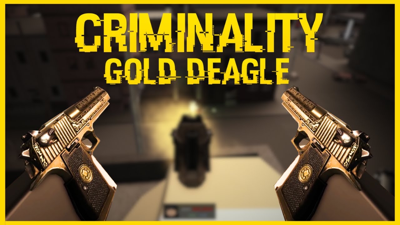 CRIMINALITY golden deagle annihilation - YouTube