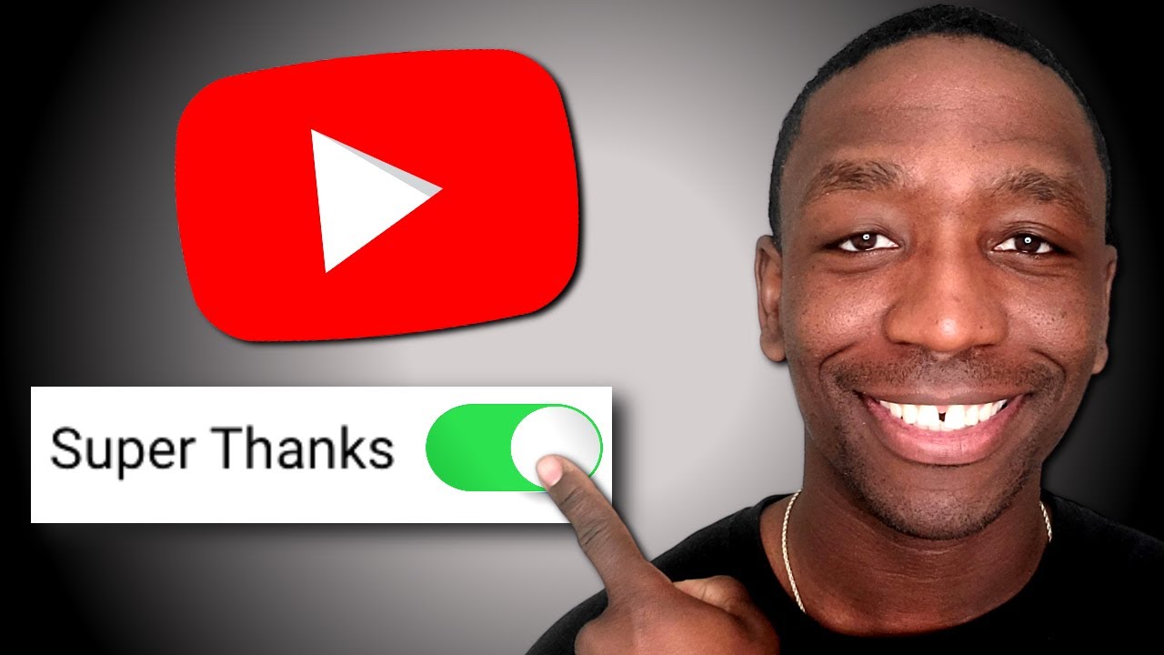 How To ACTIVATE & Use Super Thanks On YouTube - YouTube