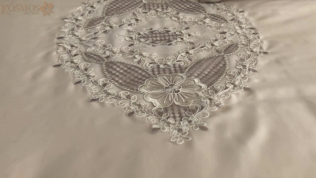 Patchwork applique comforter set supplier - YouTube