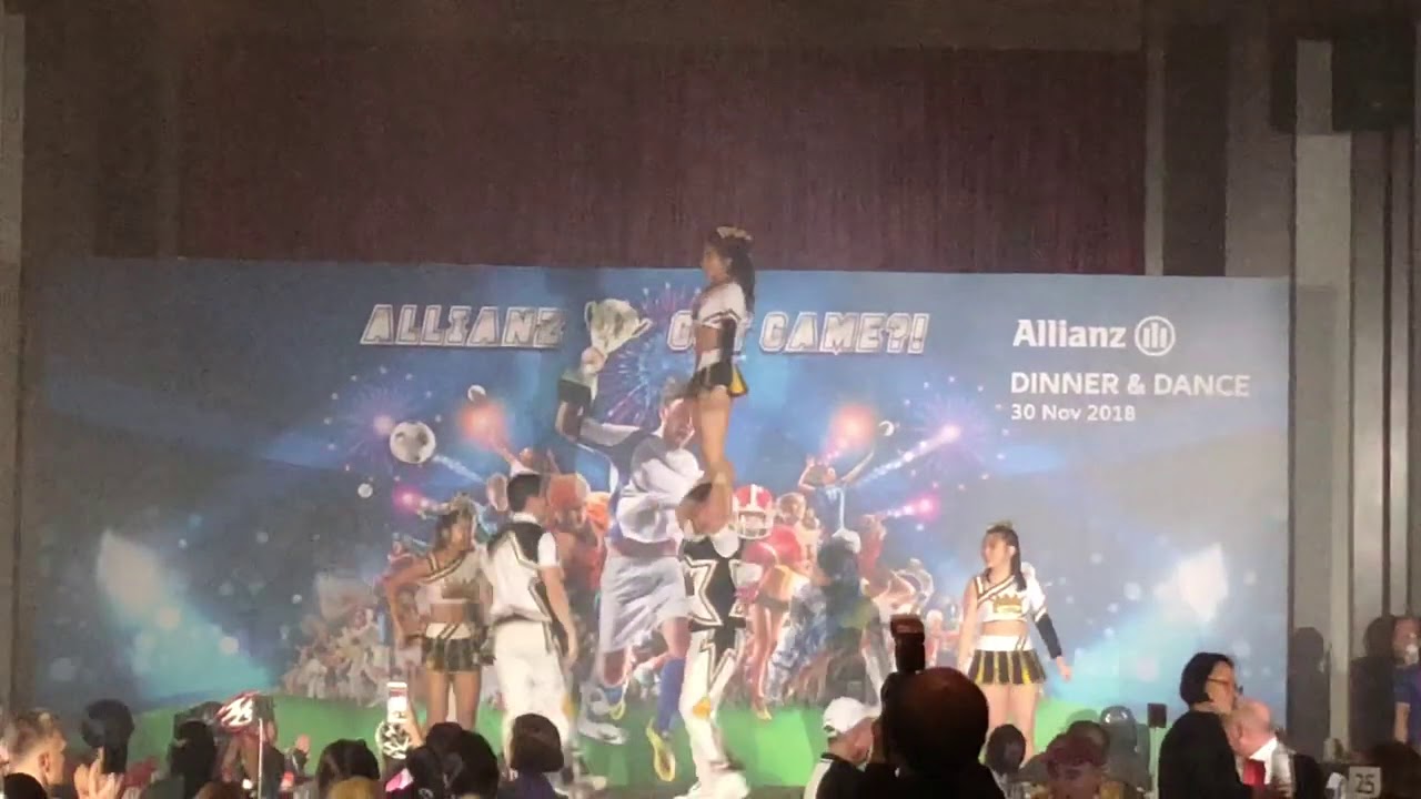 Invincible Cheerleading - Allianz Dinner & Dance (6pax) - YouTube