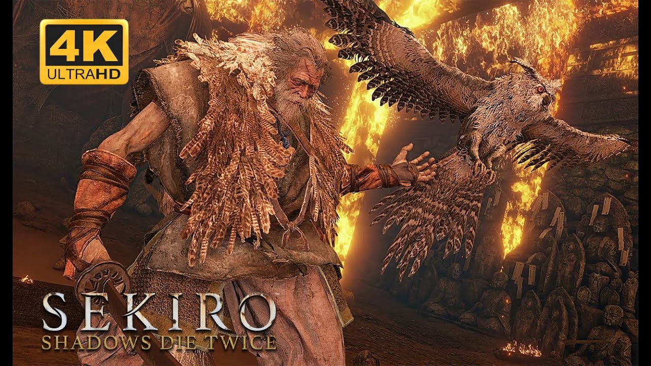Sekiro Shadows Die Twice Coruja (Pai) Boss Fight SEM TOMAR DANO/NO DAMAGE (4K 60FPS) - YouTube