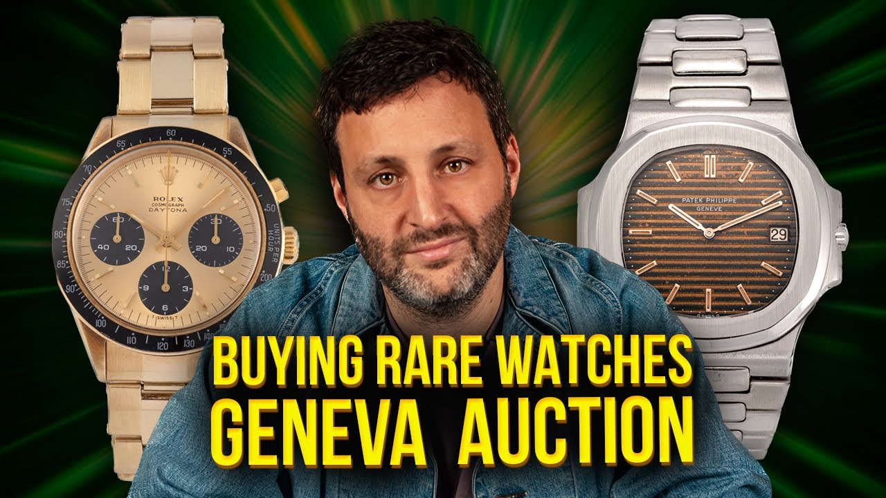 Bidding On Rare Vintage Watches | Geneva Auction Week - YouTube