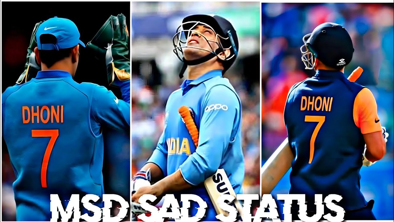 MS DHONI SAD WHATSAPP STATUS||ON THIS day msdhoni announce RETIREMENT ...