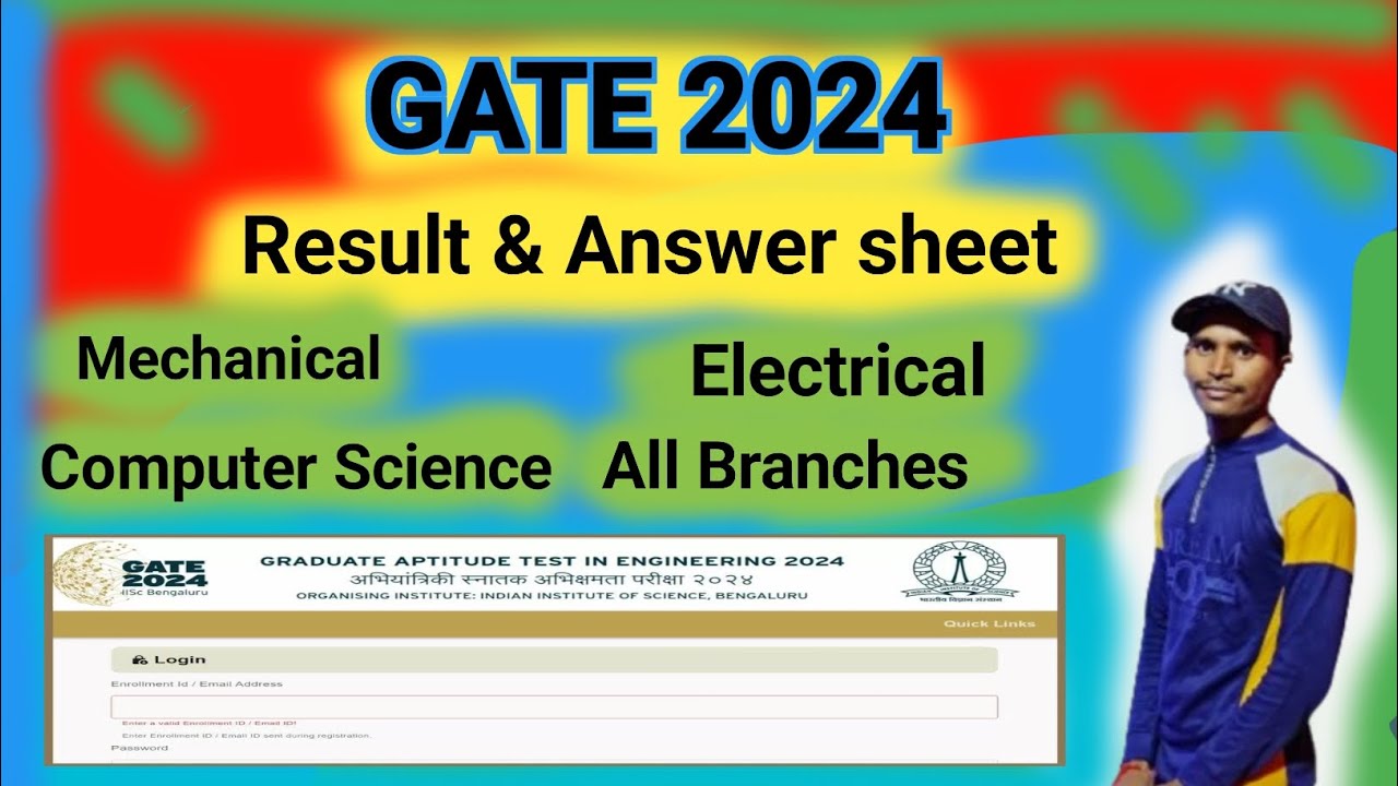 GATE 2024 Result and Answers sheet Download| GATE - YouTube