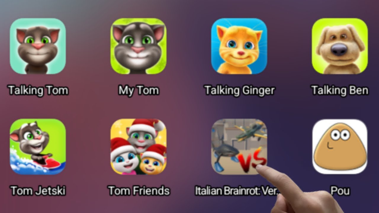 Talking Tom,My Tom,Talking Ginger,Talking Ben,Tom Jetski,Tom Friends ...