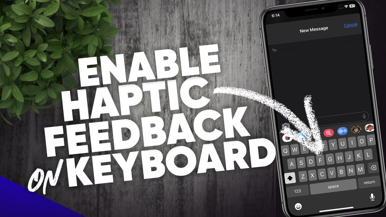 How to turn on Haptic Feedback on iPhone iOS16 - YouTube
