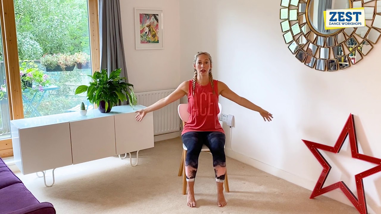 Seniors - seated warm up - YouTube