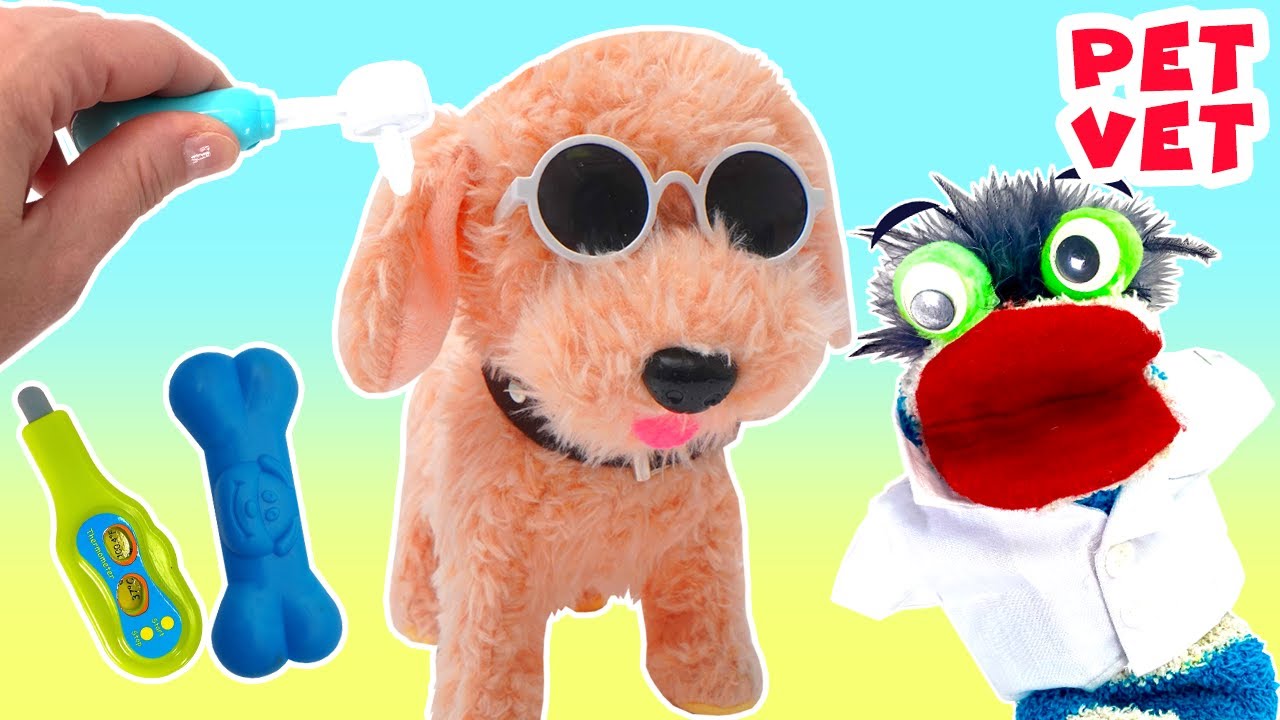Fizzy The Pet Vet Helps Funny Dizzy Dog | Fun Stories For Kids - YouTube
