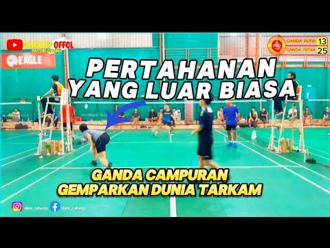 BADMINTON GANDA CAMPURAN GEMPARKAN DUNIA TARKAM|| GAYA MAINNYA JOSS - YouTube