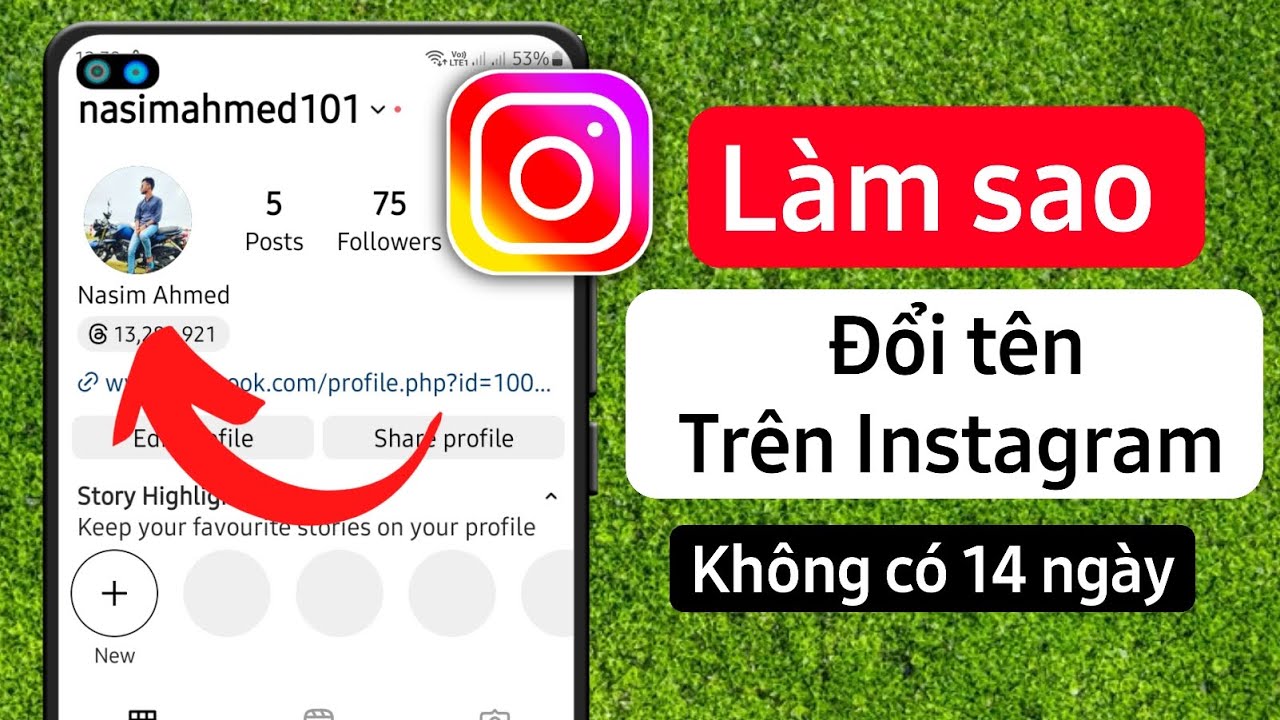 Thay đổi tên Instagram vào năm 2024 - Hướng dẫn đầy đủ | Thay đổi tên ...
