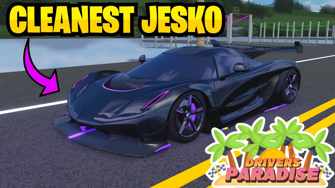 I BUILT THE CLEANEST JESKO IN ROBLOX DRIVERS PARADISE!! - YouTube