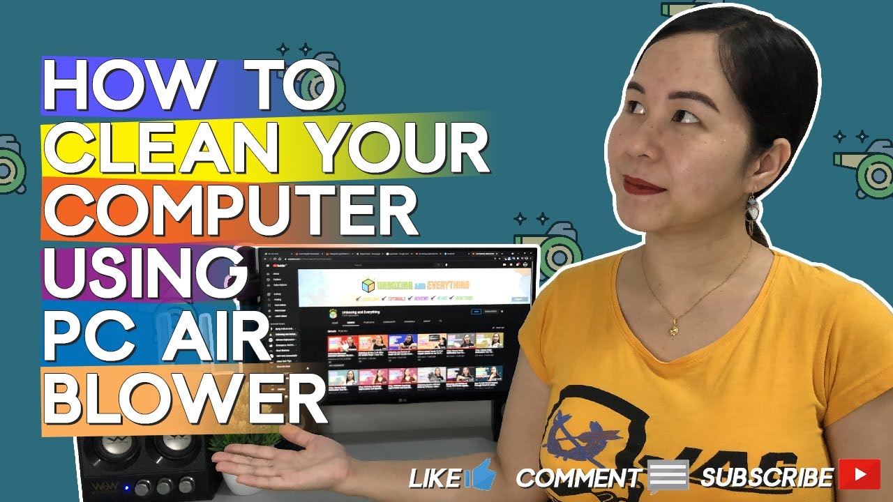 How to Clean your Computer in 5 mins using PC Air Blower - YouTube