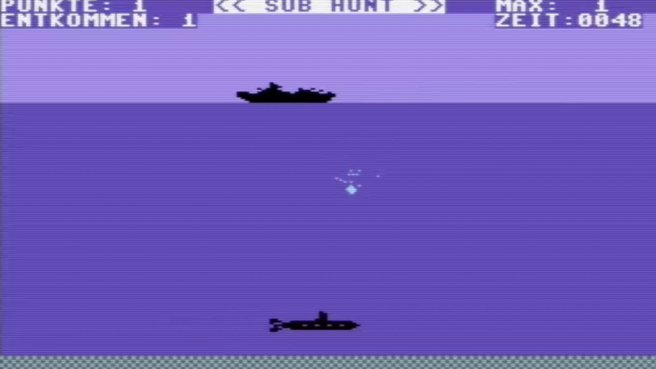 C64 U Boot OTHER GAME 1985 Sonnenverlag de a COMMODORE 64 - YouTube