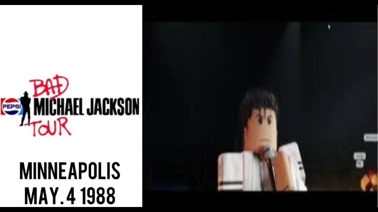 (4K) Roblox Michael Jackson J5 Medley & RWY Bad World Tour Minneapolis ...