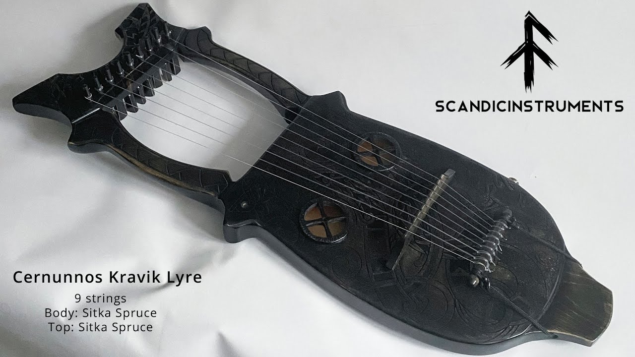 Cernunnos Kravik Lyre 9 strings - YouTube