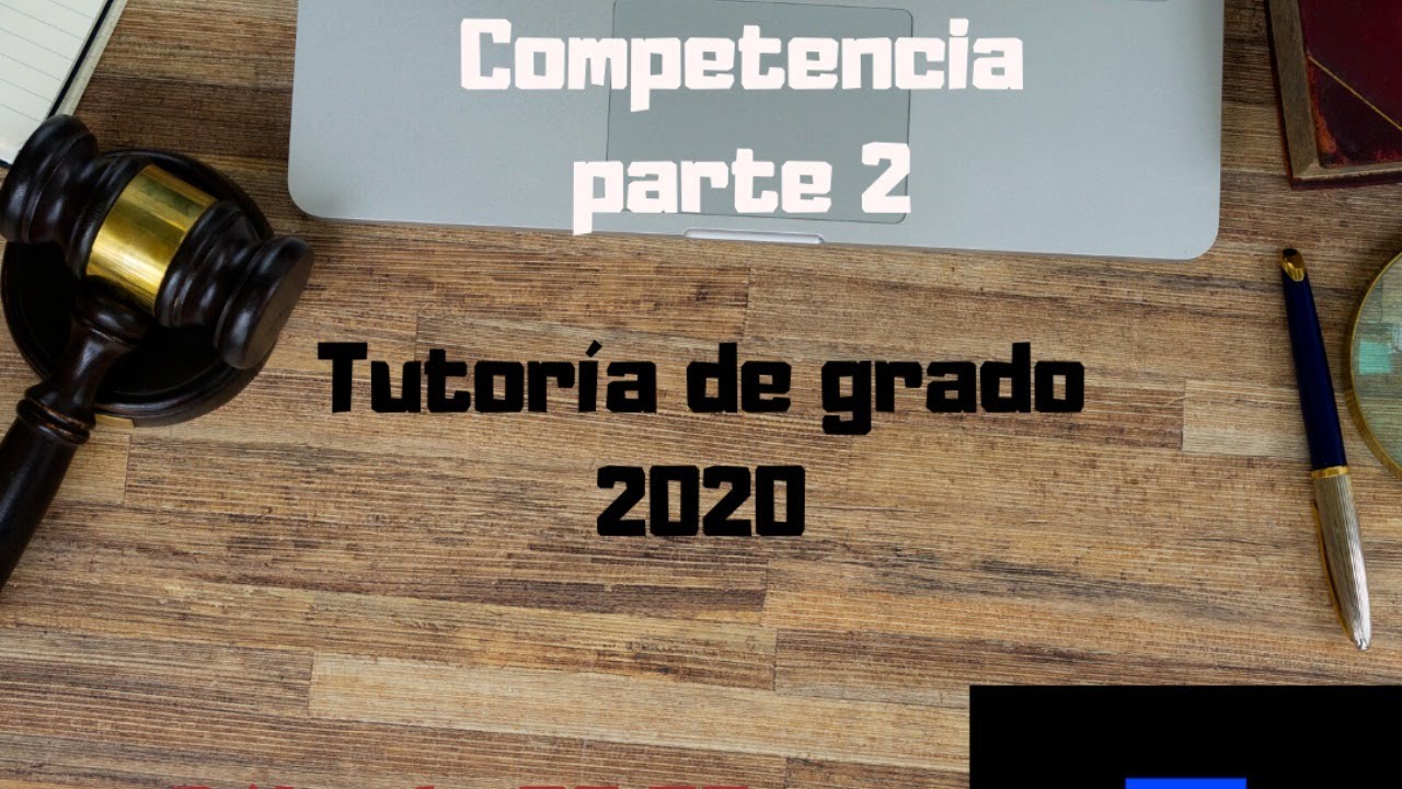CLASE 7: Reglas competencia absoluta - YouTube