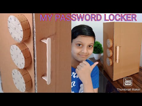 How to make a safe box with password, safe box with cardbord | How to ...