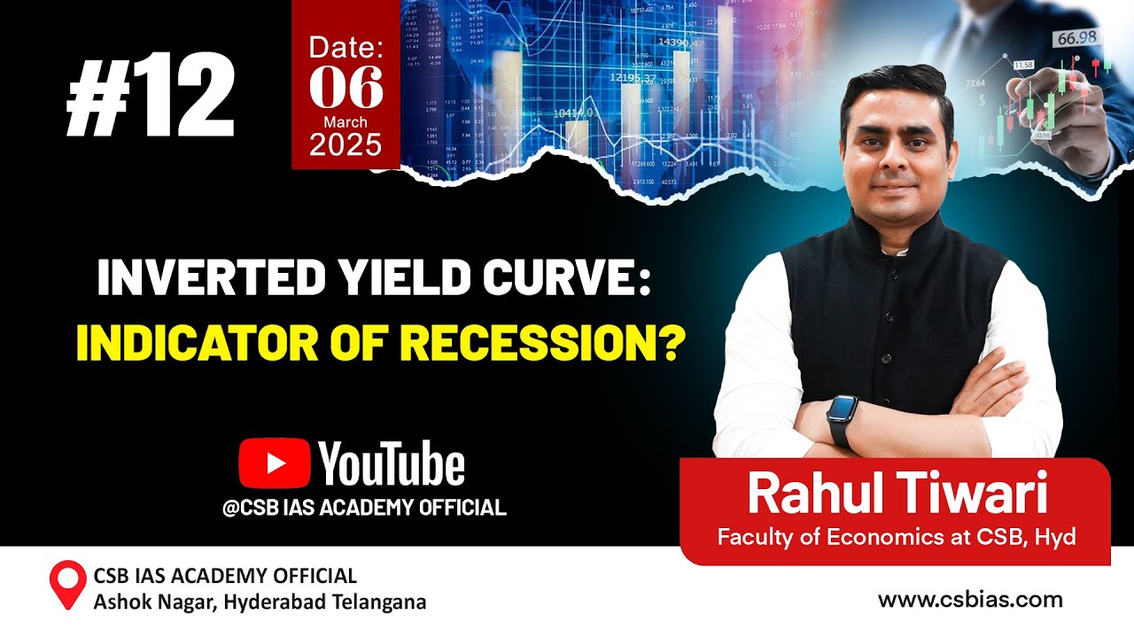 #12 Inverted Yield Curve: Indicator of recession? #economy #economics # ...
