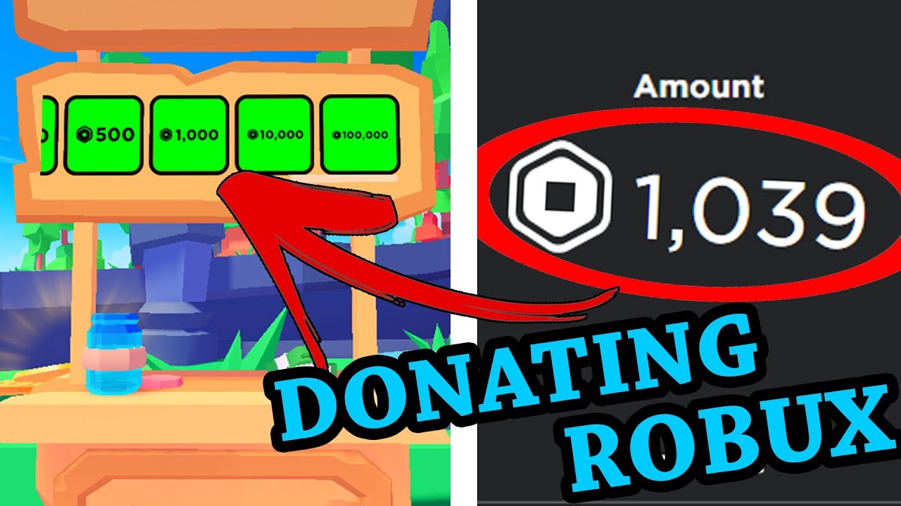 I'm Giving Away Robux to viewers watch now! | Roblox at Pls donate ...