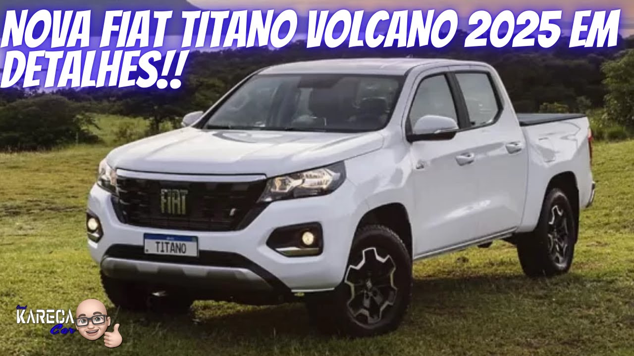 NOVA FIAT TITANO VOLCANO 2025 EM DETALHES!! - YouTube