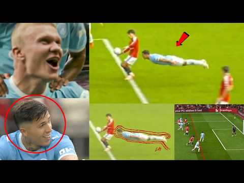 ENZO WAS FLYING! 😂 ENZO FERNÁNDEZ WENT FULL SUPERMAN! 🦸‍♂️😂 Then VAR APOLOGIZED |Man City vs Man Unt