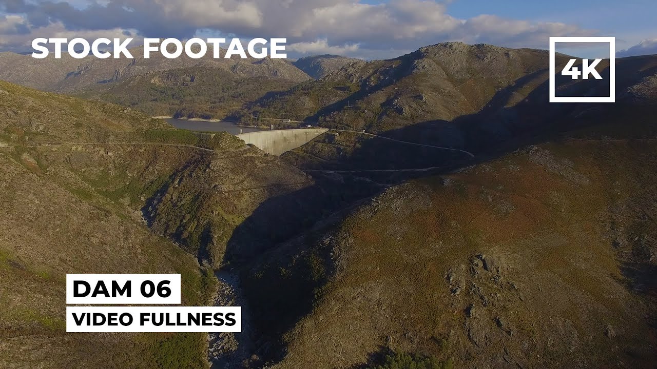 Dam 06 4K - Stock Footage - YouTube