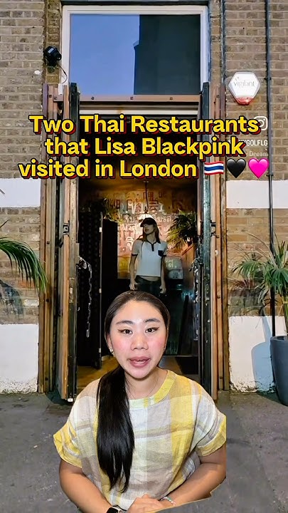 2 Thai Restaurants that Lisa Blackpink visited when she was in London. 🇹🇭🖤🩷 Slurp Thai & Krua ...