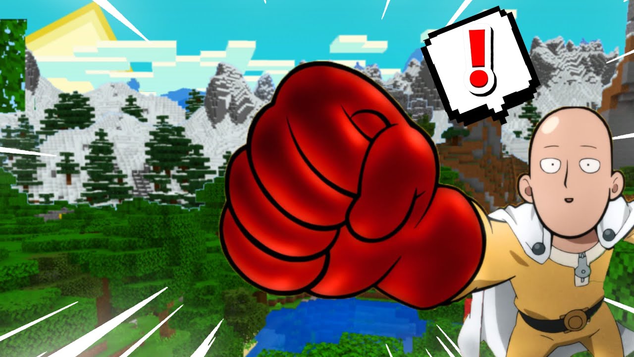 COMO É SER O SAITAMA DENTRO DO MINECRAFT?? - YouTube