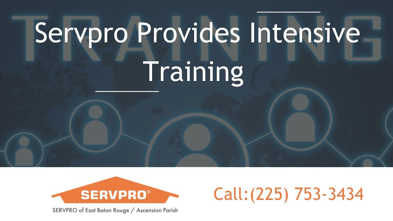 Servpro Provides Intensive Training - ServPro of East Baton Rouge ...