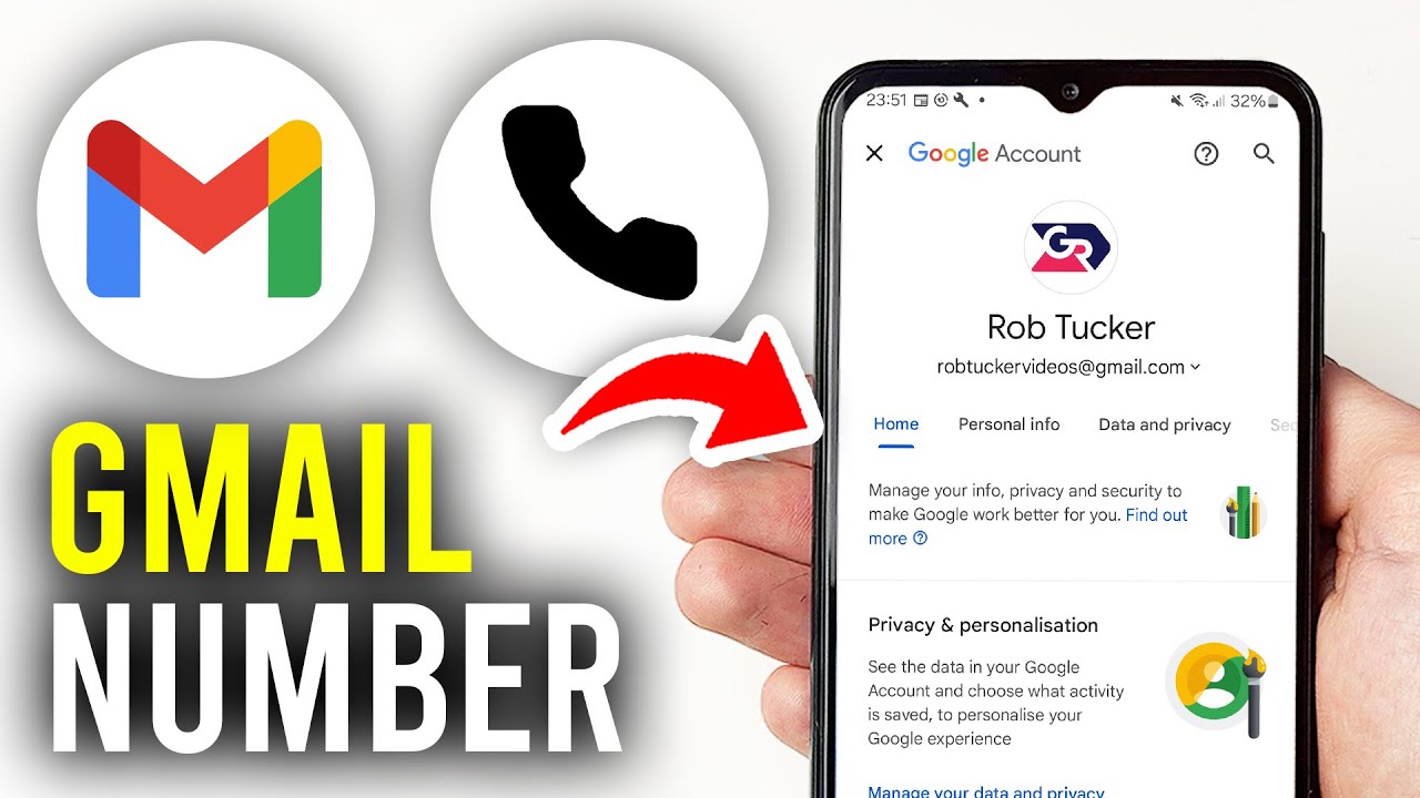 How To Change Gmail Phone Number On Phone - Full Guide - YouTube