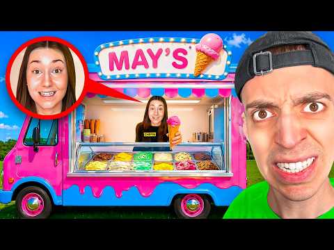 EIGENER EISWAGEN! Meine Freundin macht das SCHLIMMSTE Eis! 🤢🚨
