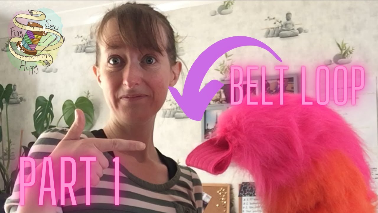 How to make a Fursuit Tail: Belt Loop Part 1 Sew Furry Happy # ...