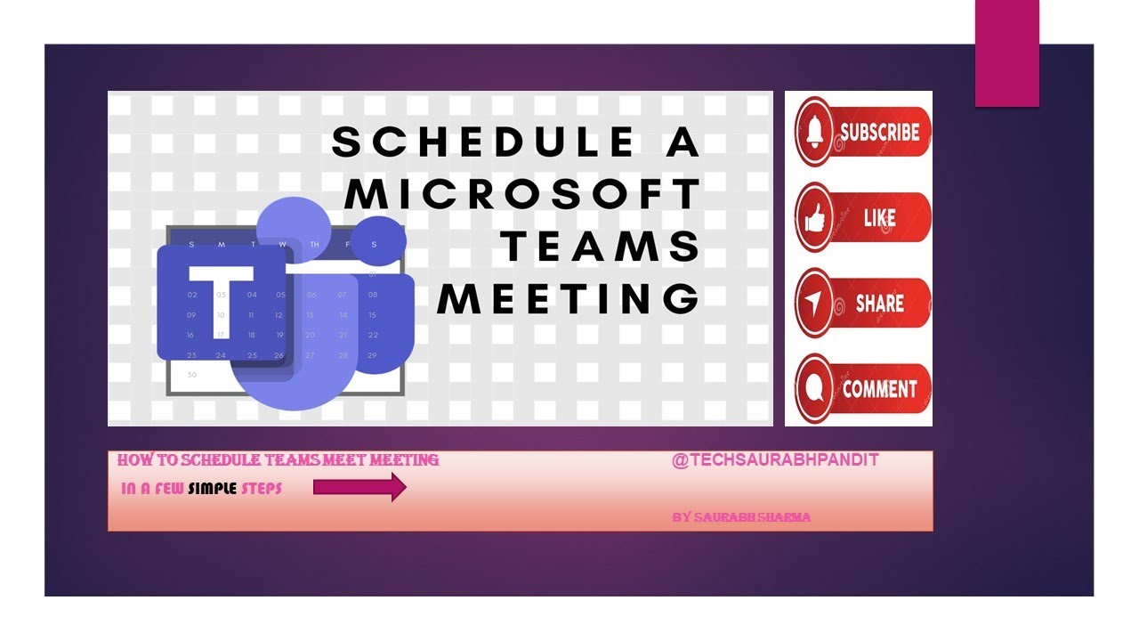 HOW TO SCHEDULE TEAMS MEETING YouTube how-to-schedule-teams-meeting-youtube