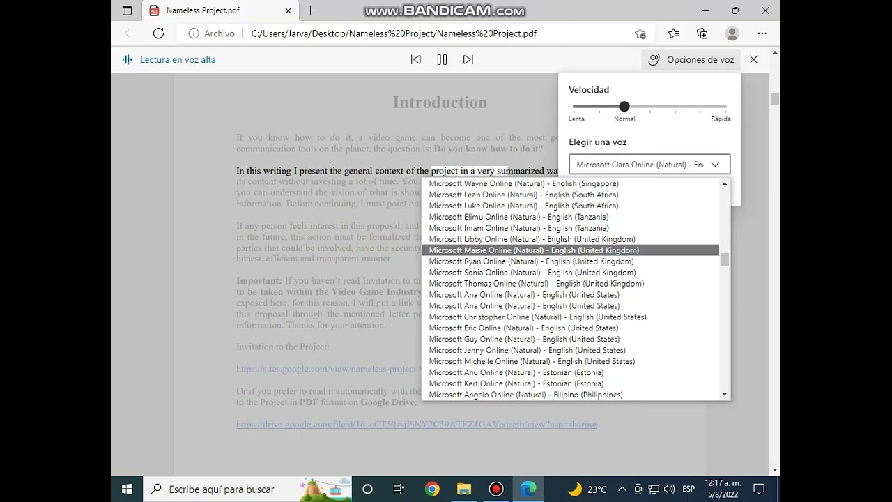 Automatic Reading Microsoft Edge Browser - YouTube
