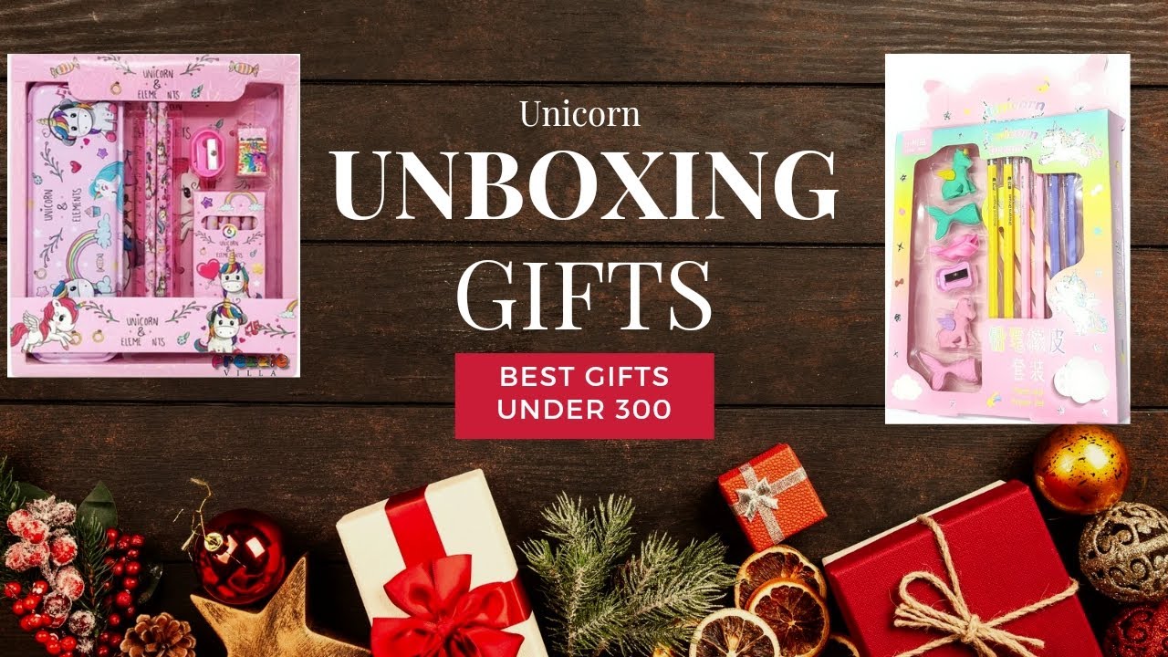 UNICORN STATIONARY GIFTS SET FOR KIDS | BEST GIFTS FOR KIDS UNDER 300 ...