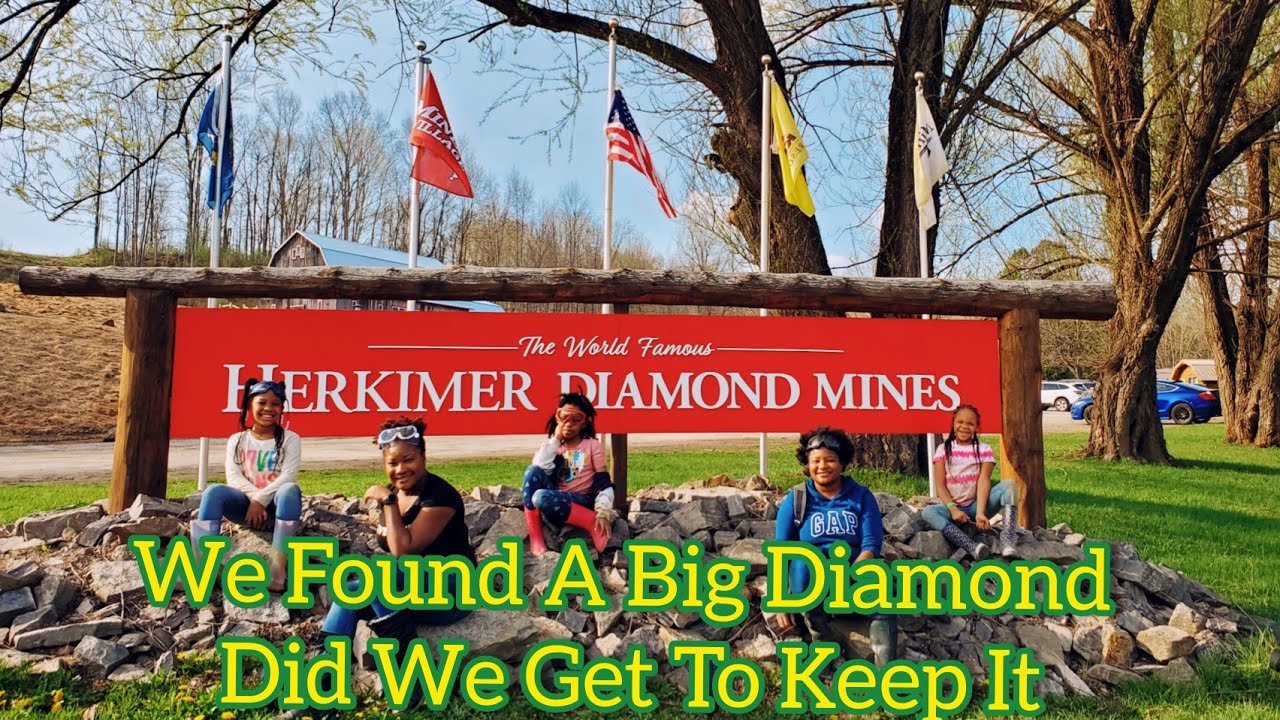 Herkimer Diamond Mining In New York. We Find A Large Diamond ...